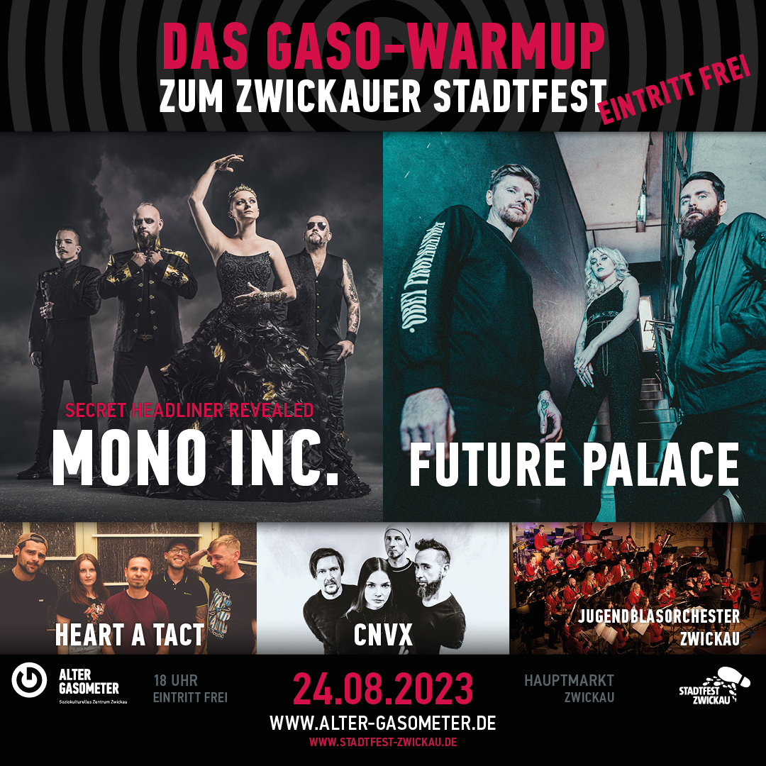 Mono Inc. als Headliner auf dem Stadtfest Zwickau - Gothic Empire